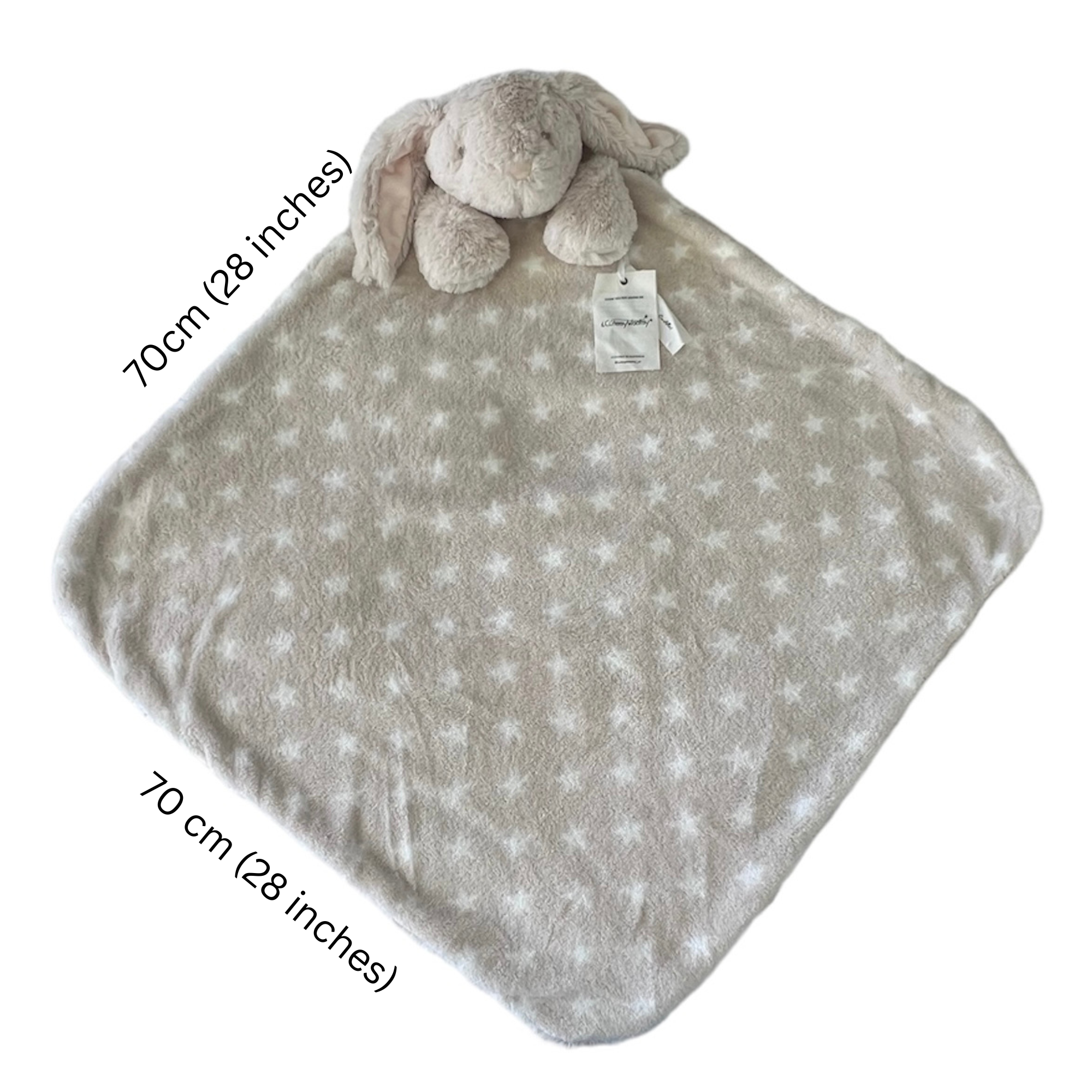 Sebastian Bunny Jumbo Comforter | Soft Baby Cuddler – Cutesy Wootsy